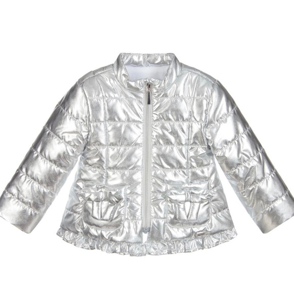 Mayoral | Jackets & Coats | European Girls Silver Puffer Jacket 8mos ...